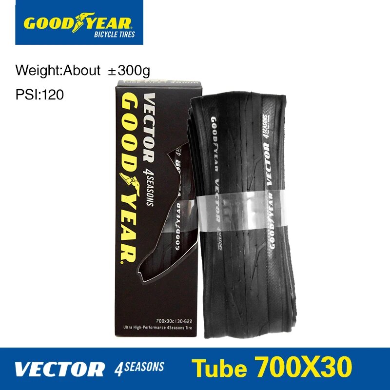 Goodyear Vector 4 SEASONS 700x25c шина для шоссейного велосипеда 700X30 Tube
