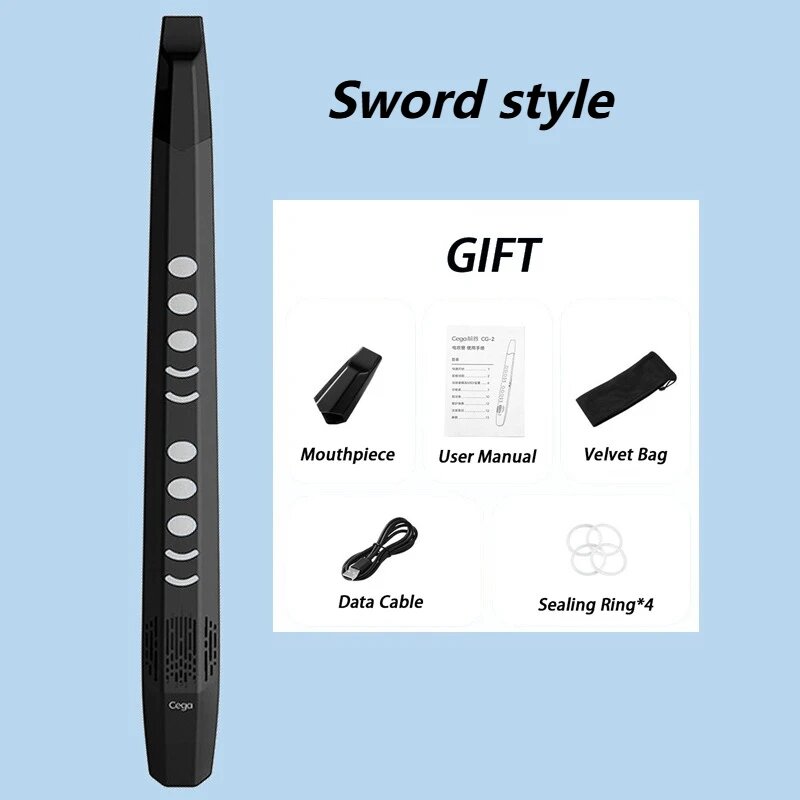 Электронный саксофон Black