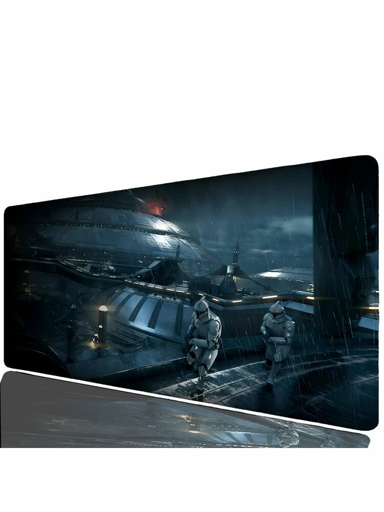 Коврик Jazwares "Star Wars", нескользящее покрытие, 40 см x 90 см