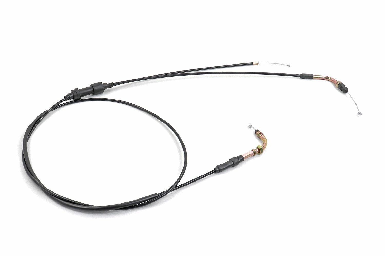 Трос газа Honda Dio 50 (AF-18), ZX50 (AF-28) (двойной)(199 см на карб+213 см на маслонасос)