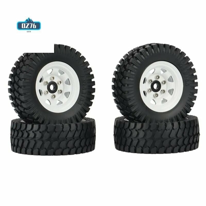 I8(S O K H) 4 шт. 1,55 металлический обод колеса с бисером комплект совместим 1/10 RC гусеничный автомобиль осевой Jr 90069 D90 CC01 LC70 , 1