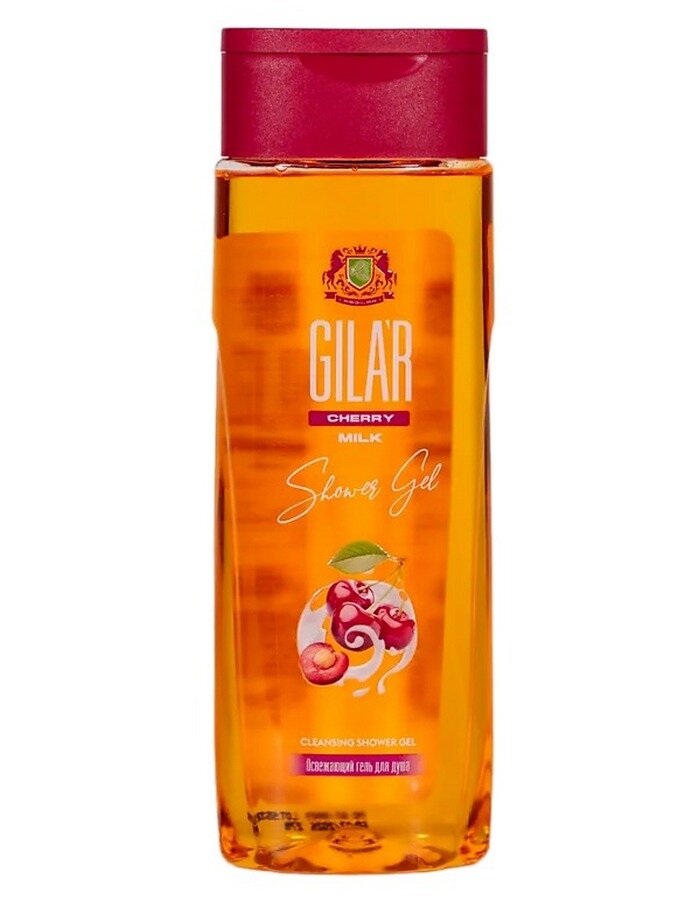 Gila'r Cherry Milk Освежающий гель для душа "с ароматом вишни" 400 мл.
