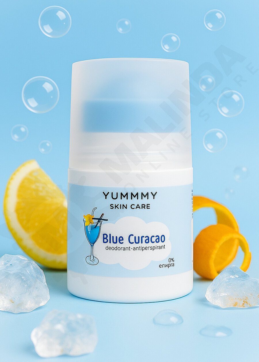 YUMMMY Дезодорант-антиперспирант шариковый Блю Кюрасао 50 мл