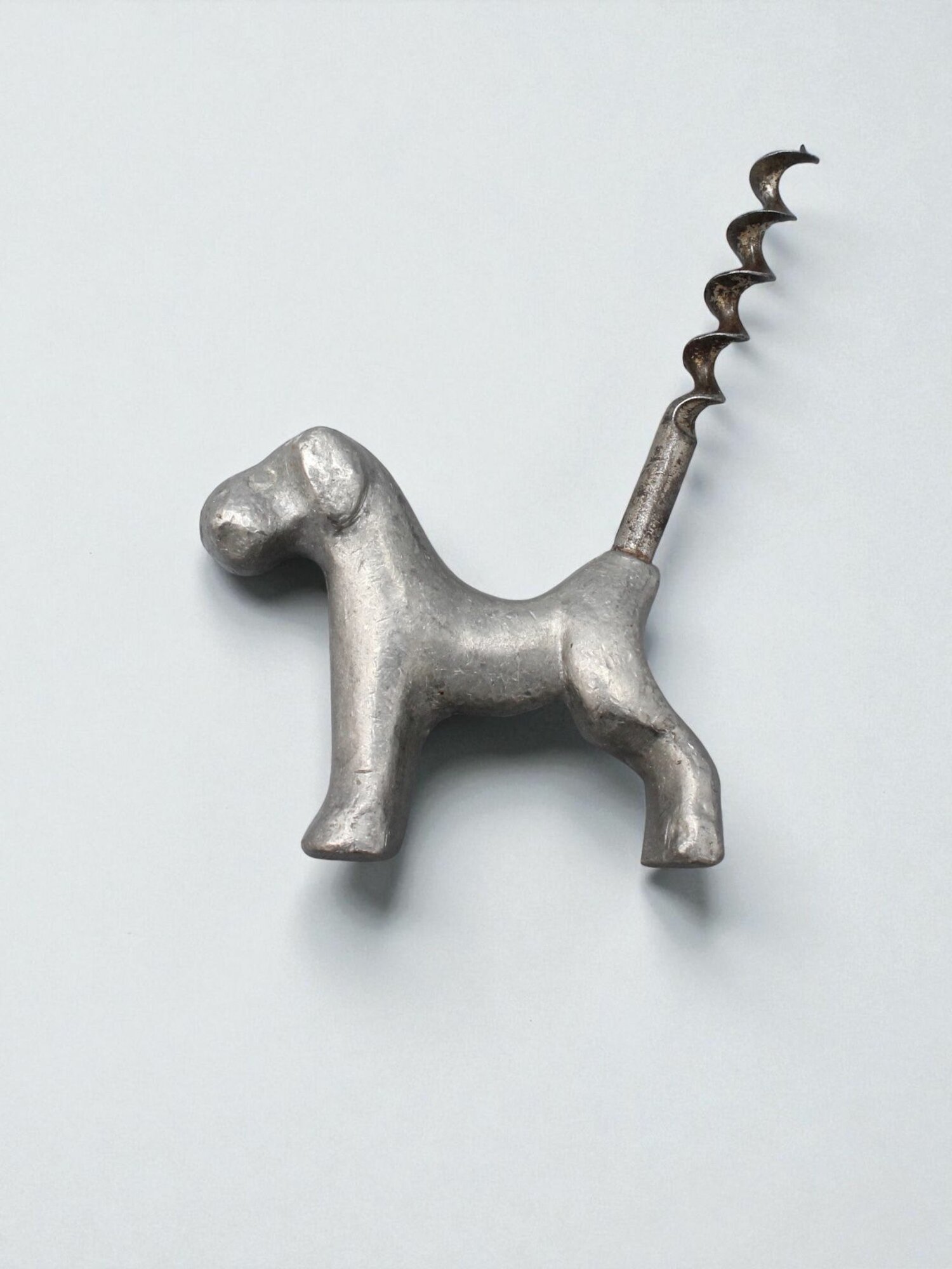 Штопор антикварный "Собачка", металлический, 1950 год, Европа