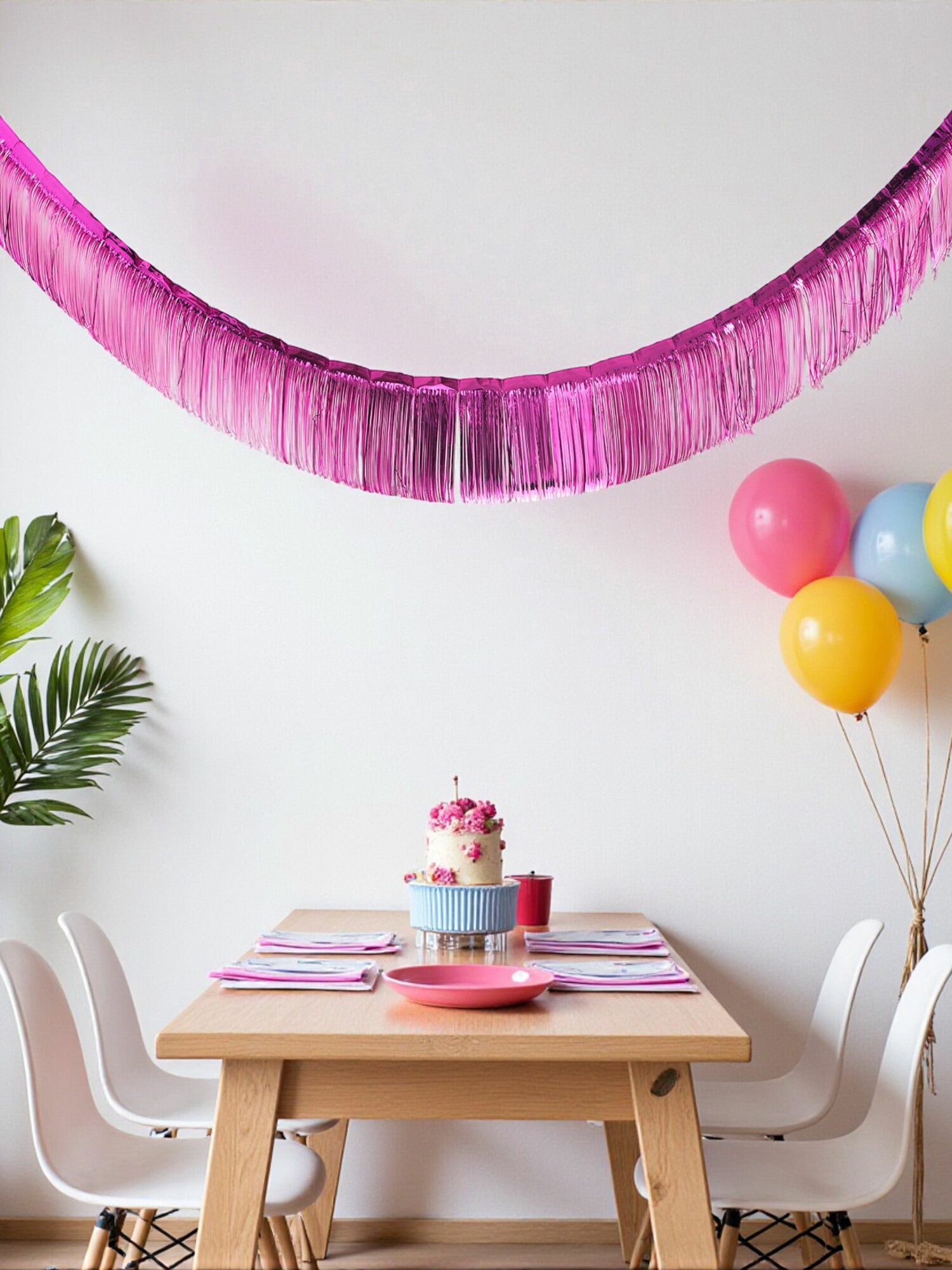 Гирлянда "Дождик", 3 метра, цвет фиолетовый, цвет: фиолетовый