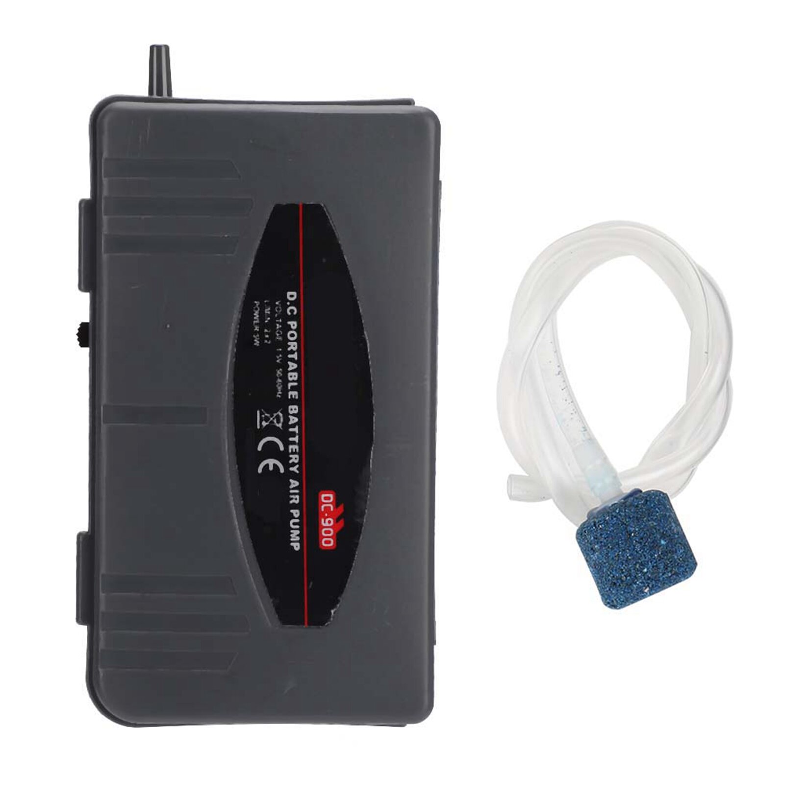 Кислородный насос с сухим аккумулятором для рыбалки, аварийный источник кислорода при отключении питания, наружный воздушный насос, черный
