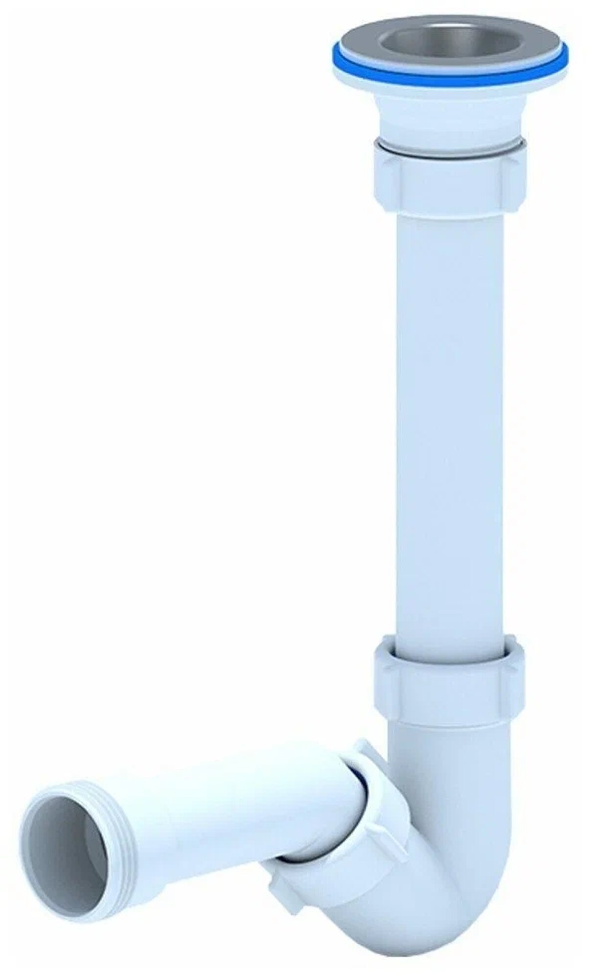 Трубный (коленный) сифон для раковины, для биде АНИ Пласт BD1000