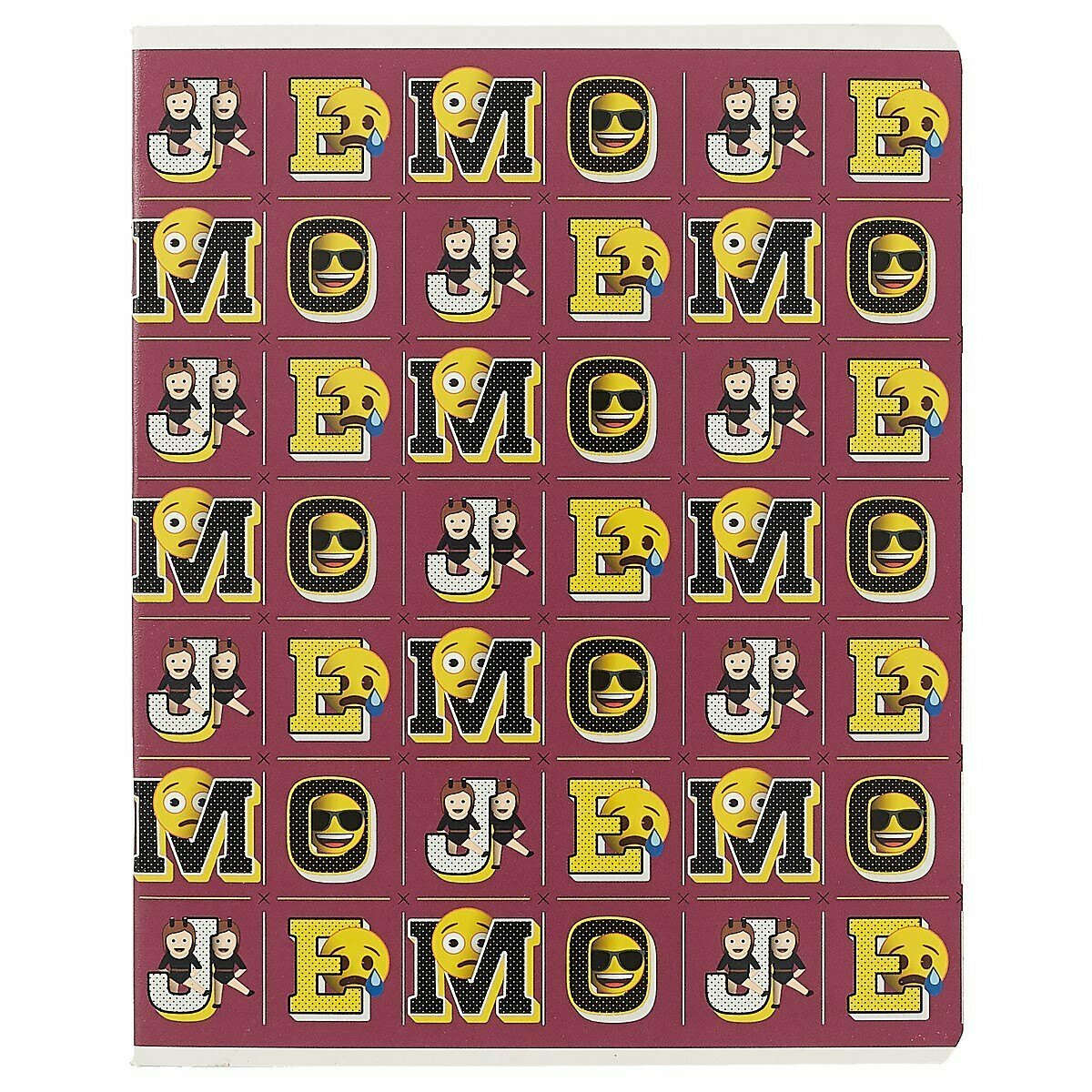 Тетрадь в клетку Academy Style, Emoji, 48 листов, в ассортименте