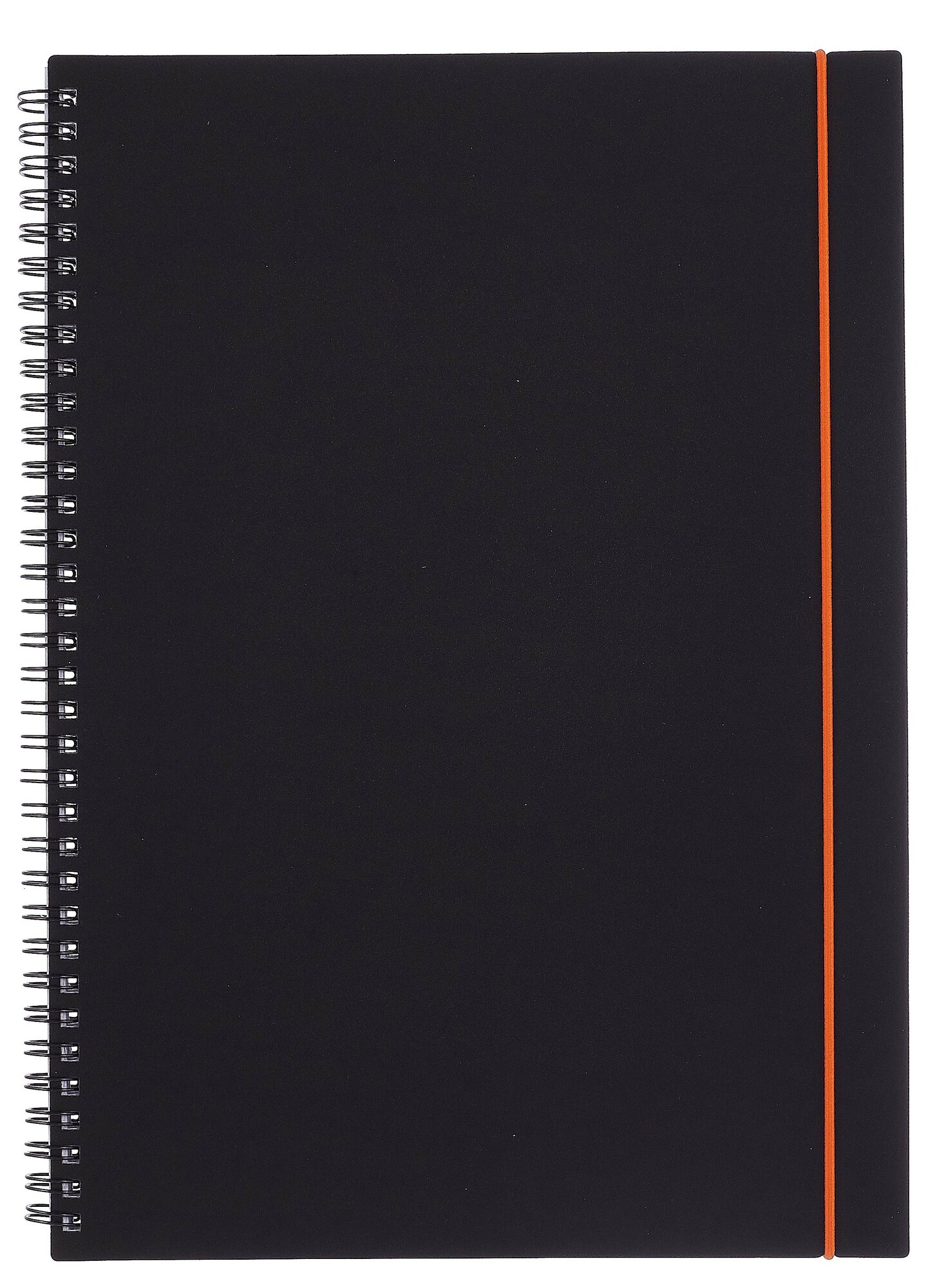 Тетрадь А4 80 листов, клетка, "Favorite Black. No 1" спираль