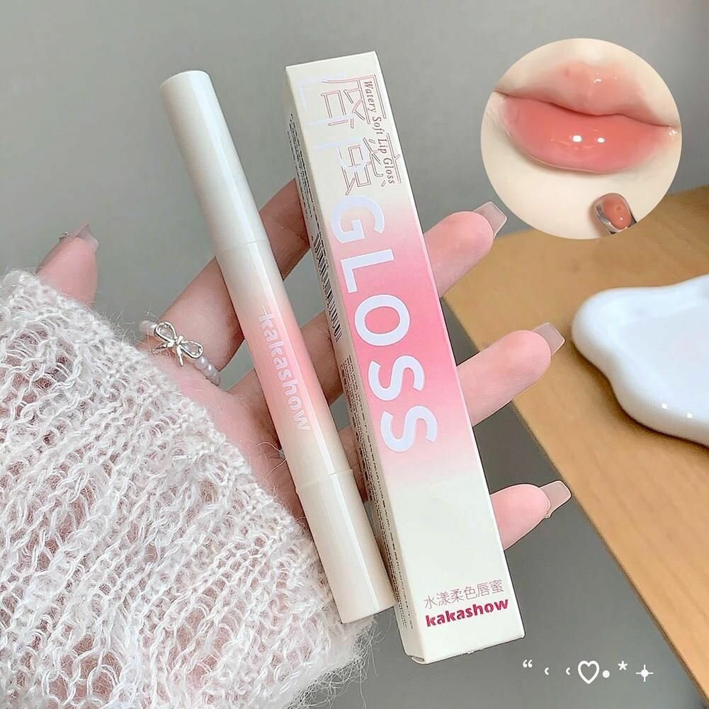 Мягкий водянистый блеск для губ