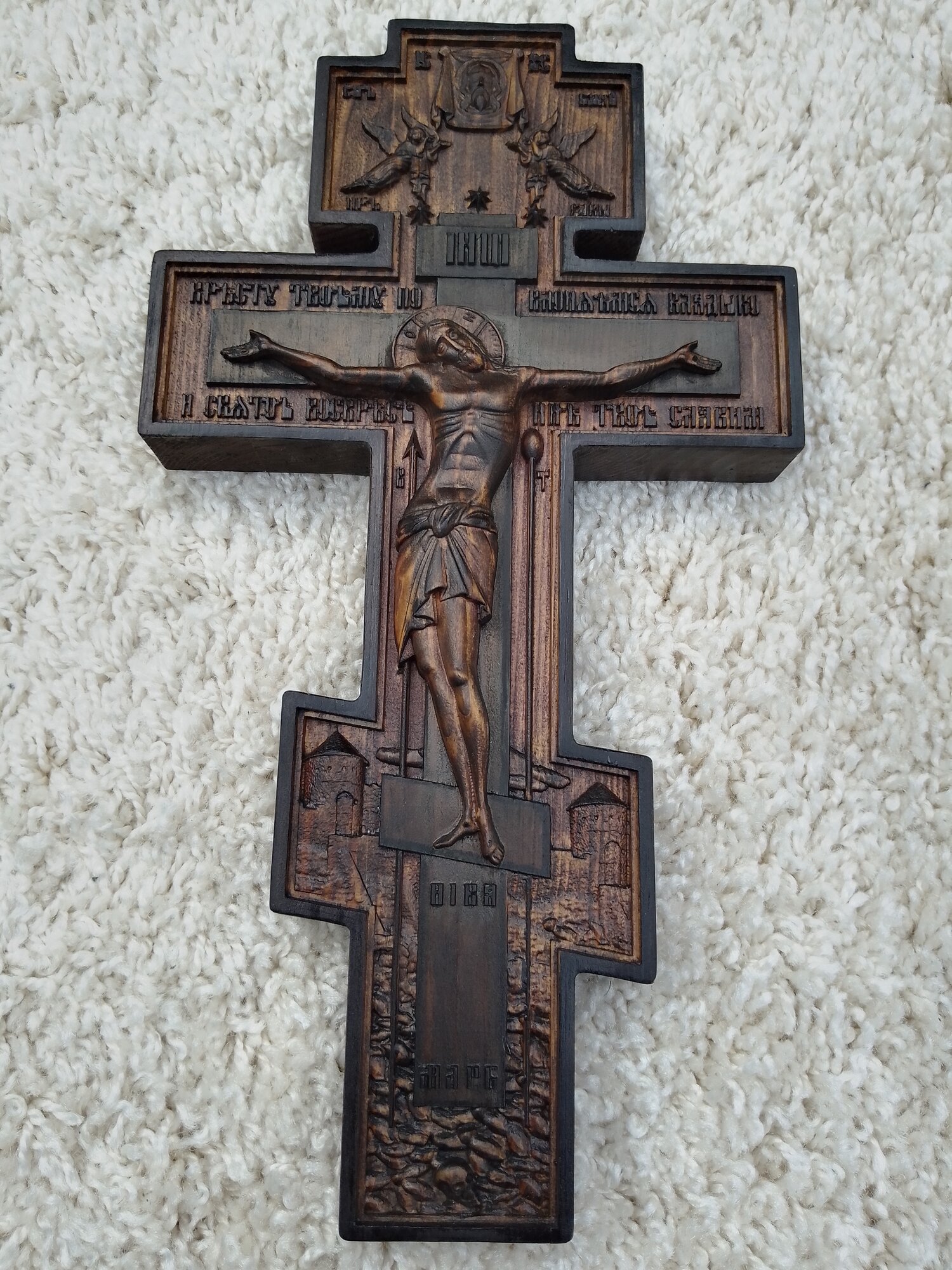 Крест Деревянный 39см*22см