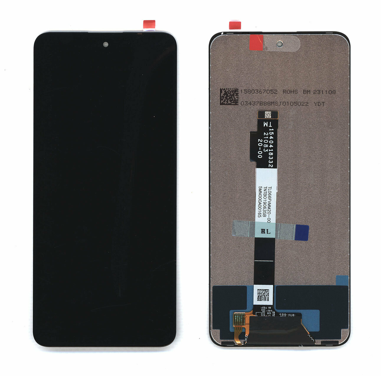Дисплей для Xiaomi Redmi Note 10 Pro 5G, Poco X3 GT, Poco X4 Pro в сборе с тачскрином OLED черный — фото 1