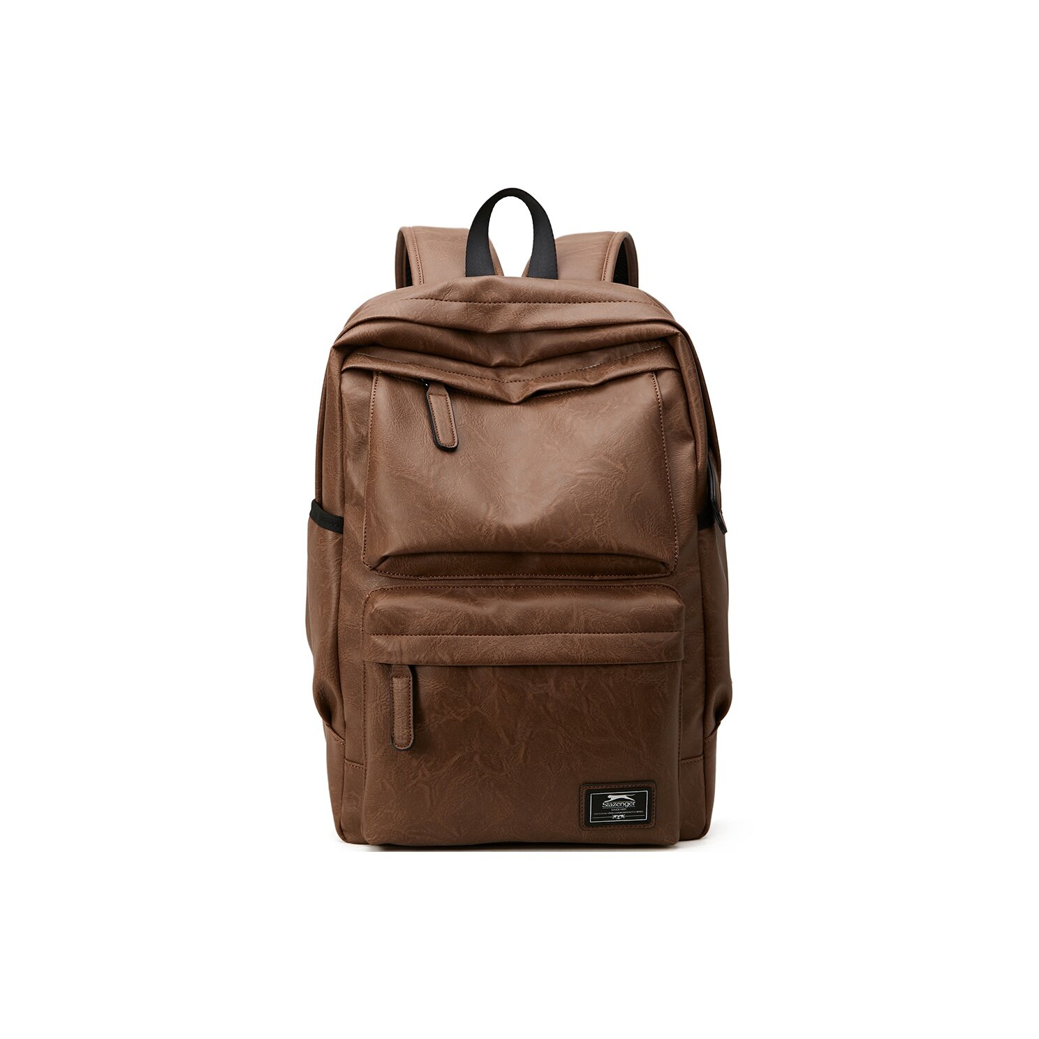 Рюкзак мужской Slazenger из PVC и мягкой кожи, черный, цвет: coffee