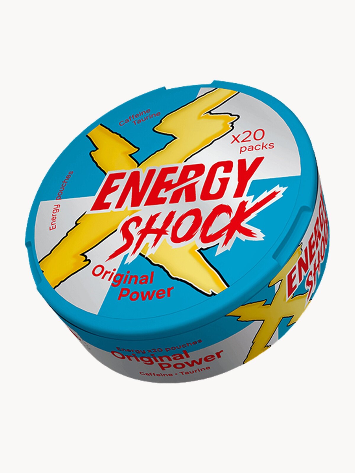 Энергетические паучи "Energy Shock", для выносливости, с витаминами, 20 шт