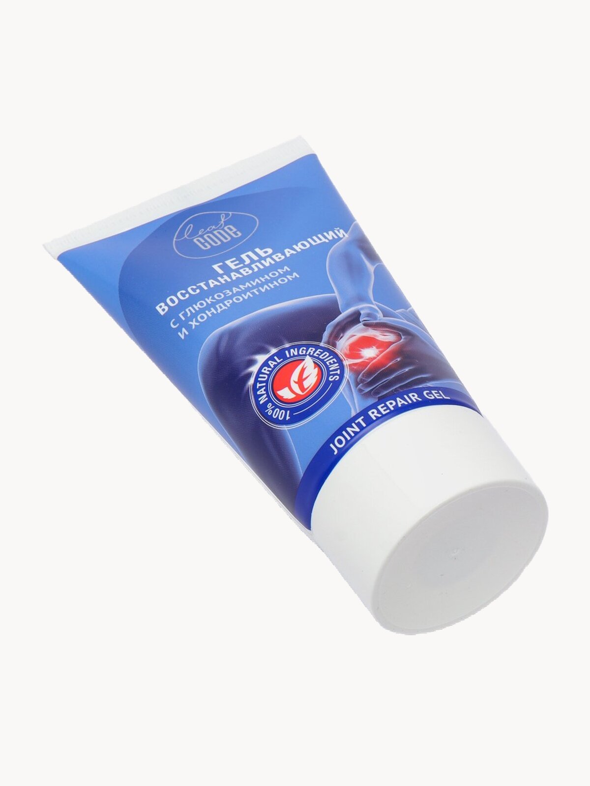 Гель c хондроитином и глюкозамином мазь для суставов восстанавливающая от боли в суставах LEAF CODE