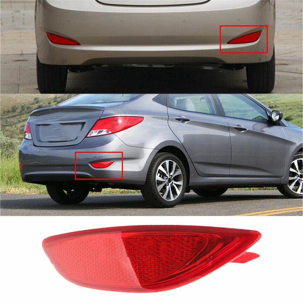 1шт заднего правого бампера отражатель отделка для 2012 - 2017 Hyundai Accent 92406-1R000