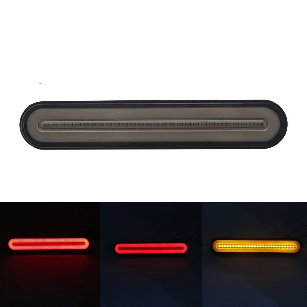 2 шт. водонепроницаемый 12 В 24 светодиодный задний фонарь для грузовика, задний фонарь, стоп-сигнал, индикатор безопасности заднего хода, противотуманные фары для прицепа, грузовика, автомобиля, задние фонари, one pieces