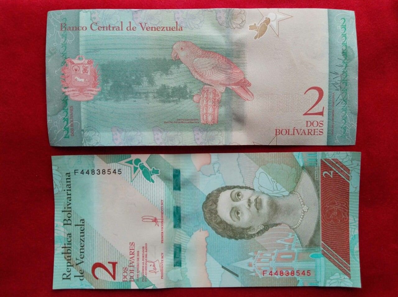 Банкнота Венесуэла 2 боливара