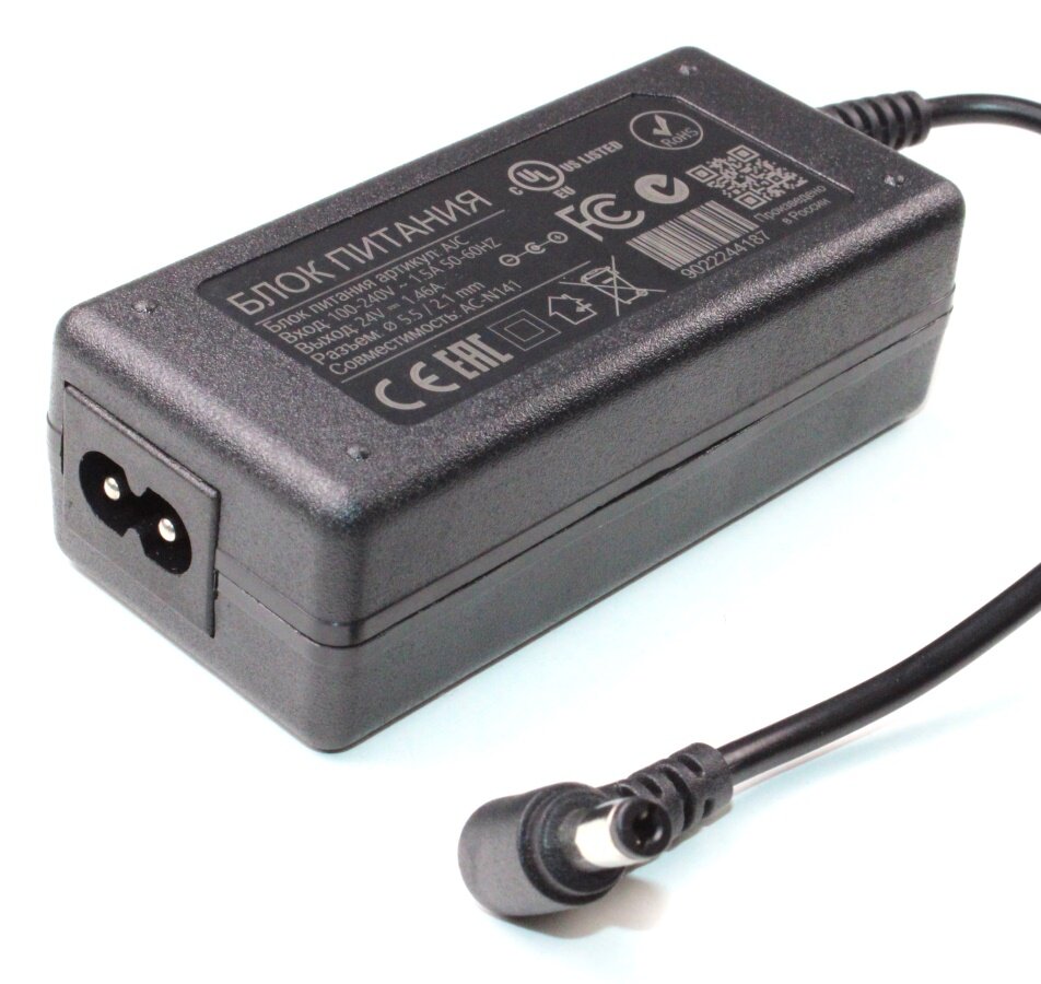 Блок питания 24V, 1.46A Voltlander AC-N141 (штекер 5.5*2.1) как для JBL