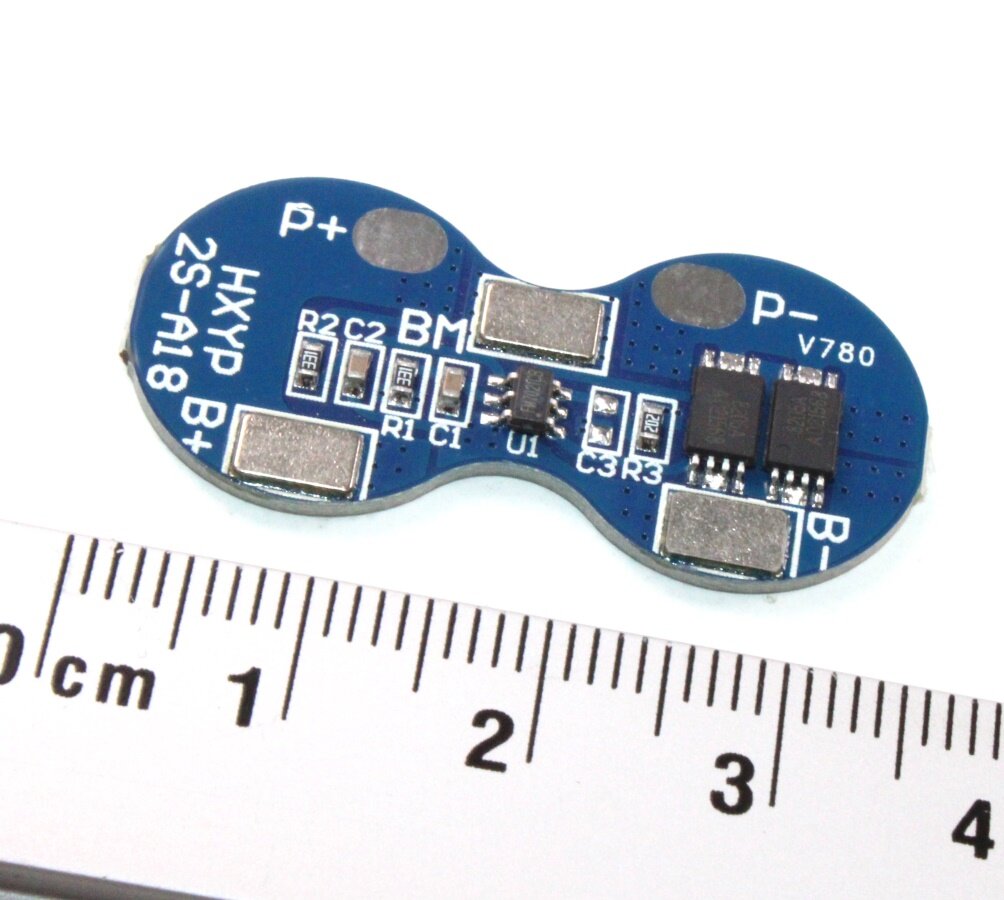HXYP 2S-A18, Контроллер заряда Li-Ion аккумуляторов, (2S, 3A)