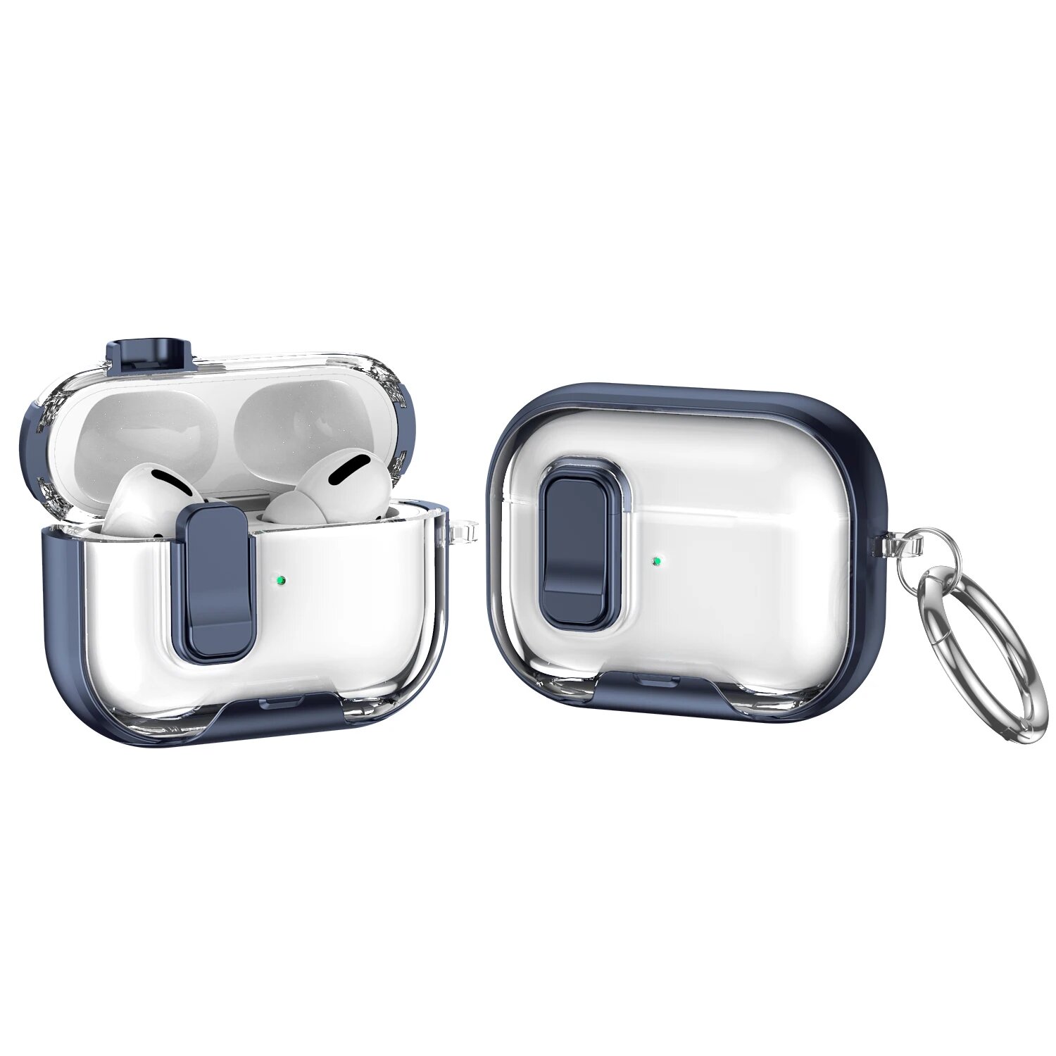 Чехол для AirPods 4, прозрачный, цвет 10