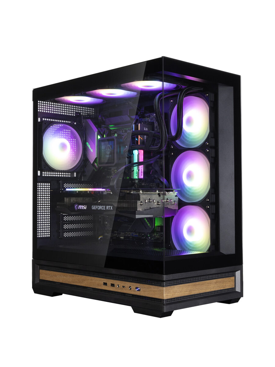 Корпус ZALMAN MidTower P40 NAMU black (ATX, без БП, 2xUSB3.0+USB3.2, 4x120mm ARGB) (Zalman P40 NAMU black)