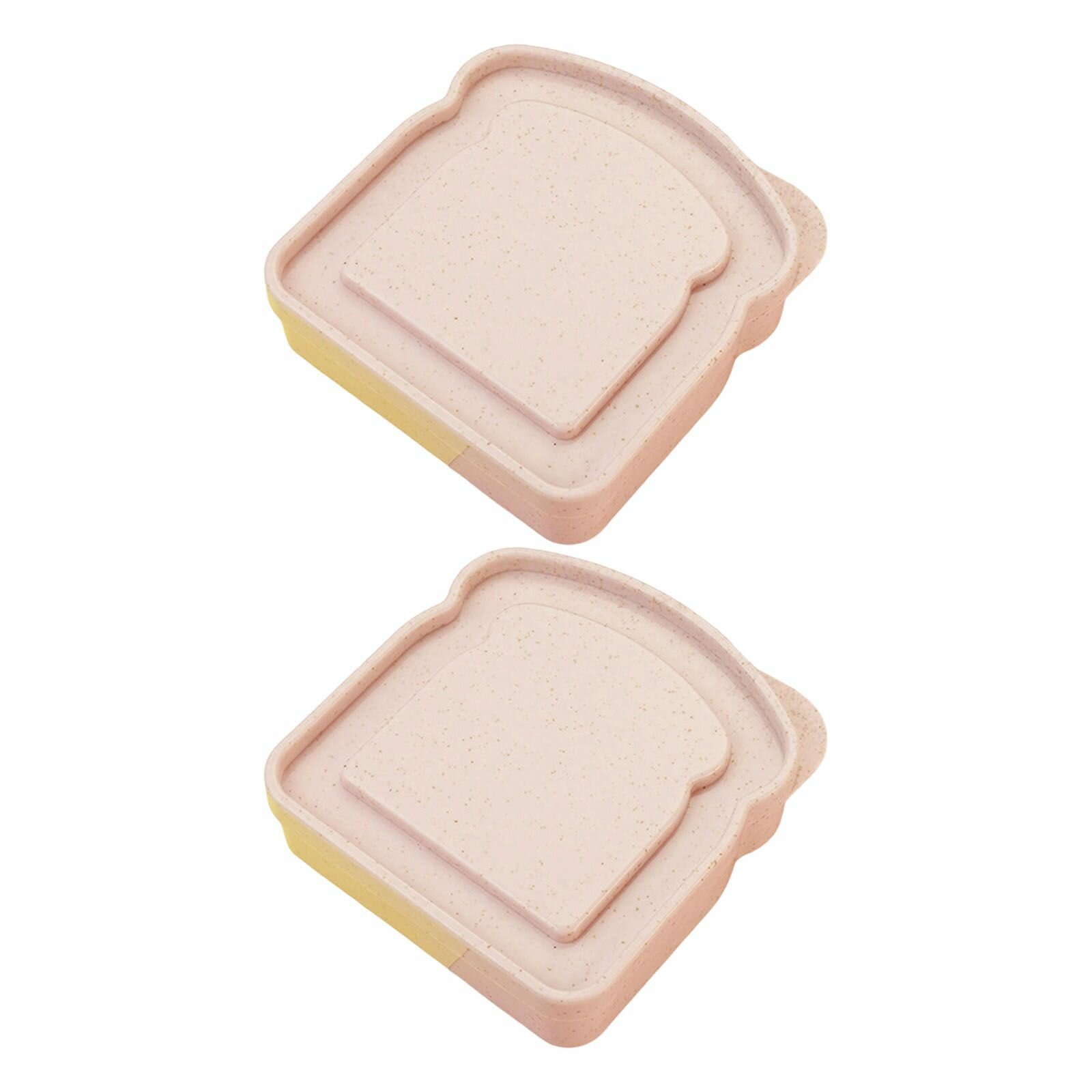 Пластиковый контейнер для сэндвичей в форме тостов с крышкой офиса кемпинга и активного отдыха