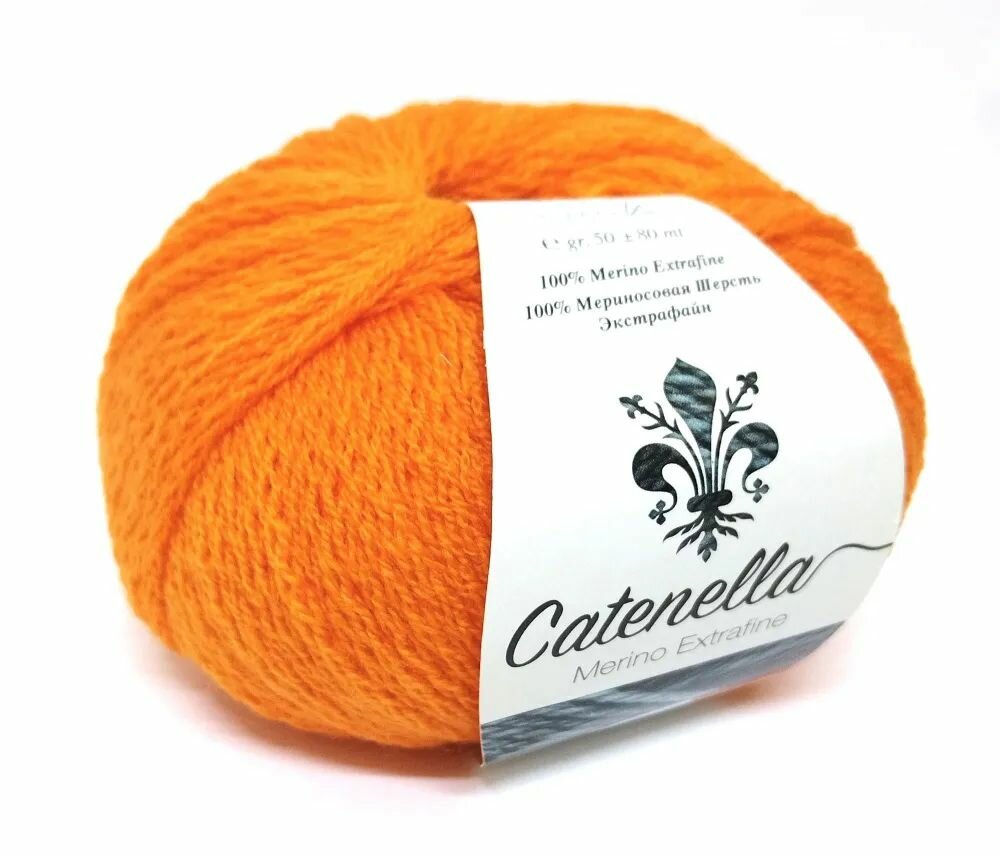 Пряжа Kutnor Catenella 350 (1 моток 50г/80м) оранжевый