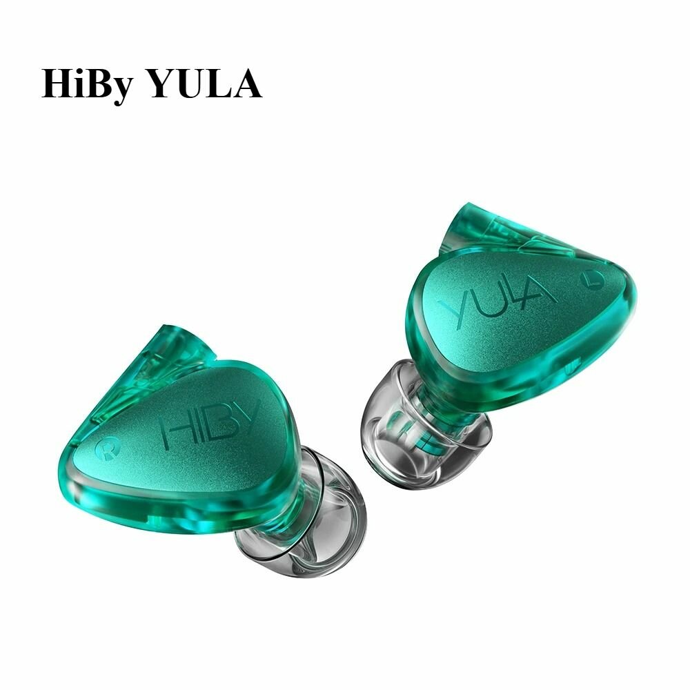 HiBy YULA 10 мм Динамические наушники HiFi PEEK с диафрагмой из алюминиевого сплава с ЧПУ 224 OFC Провода