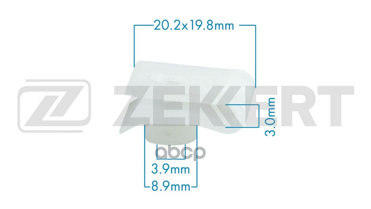 Зажим Nissan Renault (миним. кол-во заказа 10 шт) Zekkert арт. be-3417