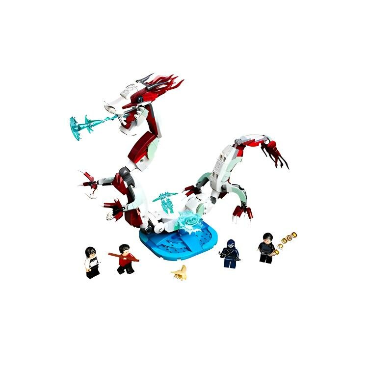 **Конструктор LEGO Marvel Qi and the Ten Commandments Битва Древней Деревни, 400 деталей**