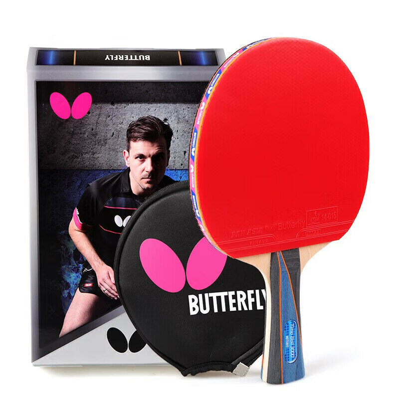 Ракетка Butterfly Table Tennis Racket 3000 - Penhold Grip, цвет красный, черный
