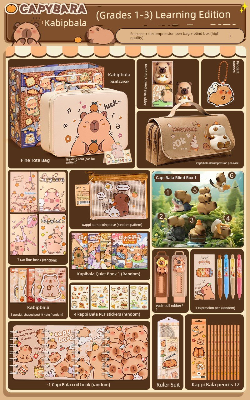 Плюшевая игрушка-кукла Капибала, подарок на день рождения для девочки 10 лет, детская игрушка, товары для детей [1-3