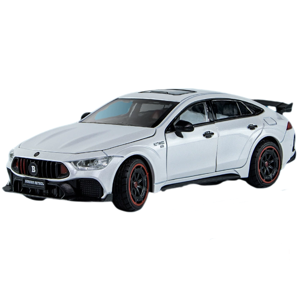 Модель автомобиля Chimei из сплава Brabus 900 спортивный автомобиль с пружиной AMG с звуком и светом модельная фигурка GT63 масштаб 1:24 вес426г размер 21.2x8.2x6.2см материал цинковый сплав (кабина) пластик (шасси) резина (шины)