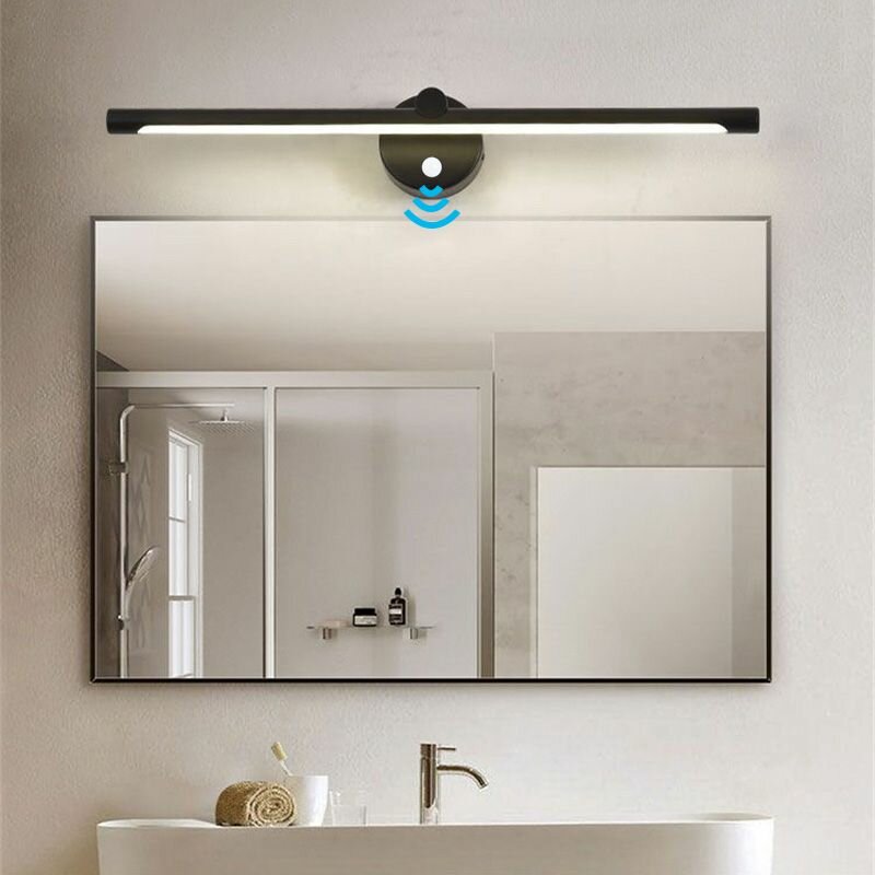 40CM Регулируемый светодиодный настенный светильник с датчиком движения человека для спальни отеля, зеркала в ванной комнате, подсветки косметички, бра