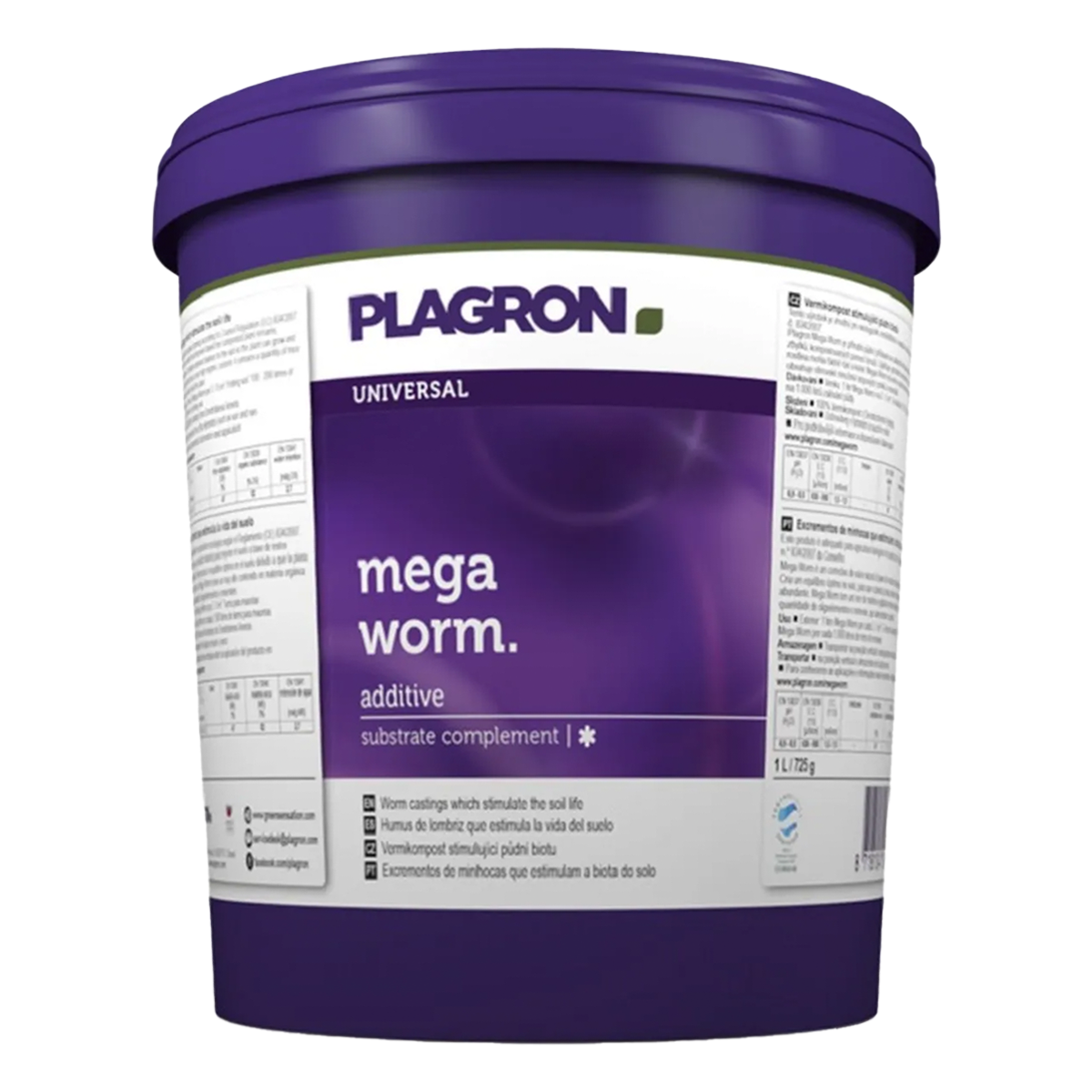 Удобрение для метаболизма растений / Mega Worm, 1 л / Plagron