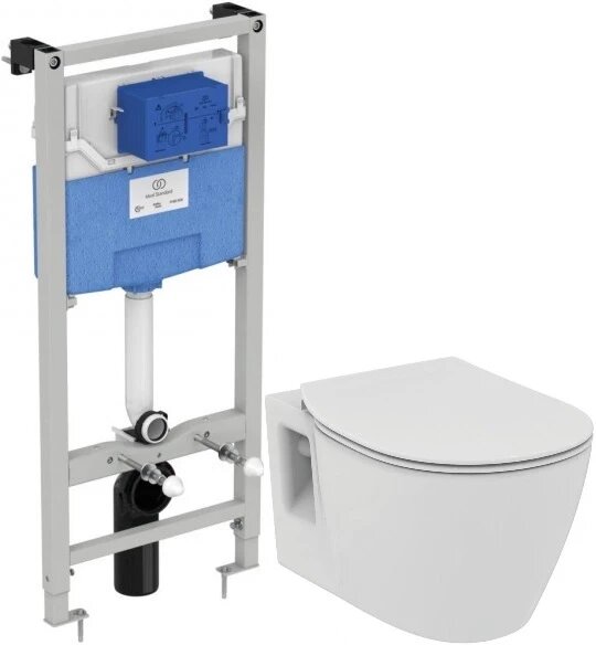 Комплект подвесной унитаз E822301 + система инсталляции R020467 Ideal Standard Prosys Connect E8822301PC15