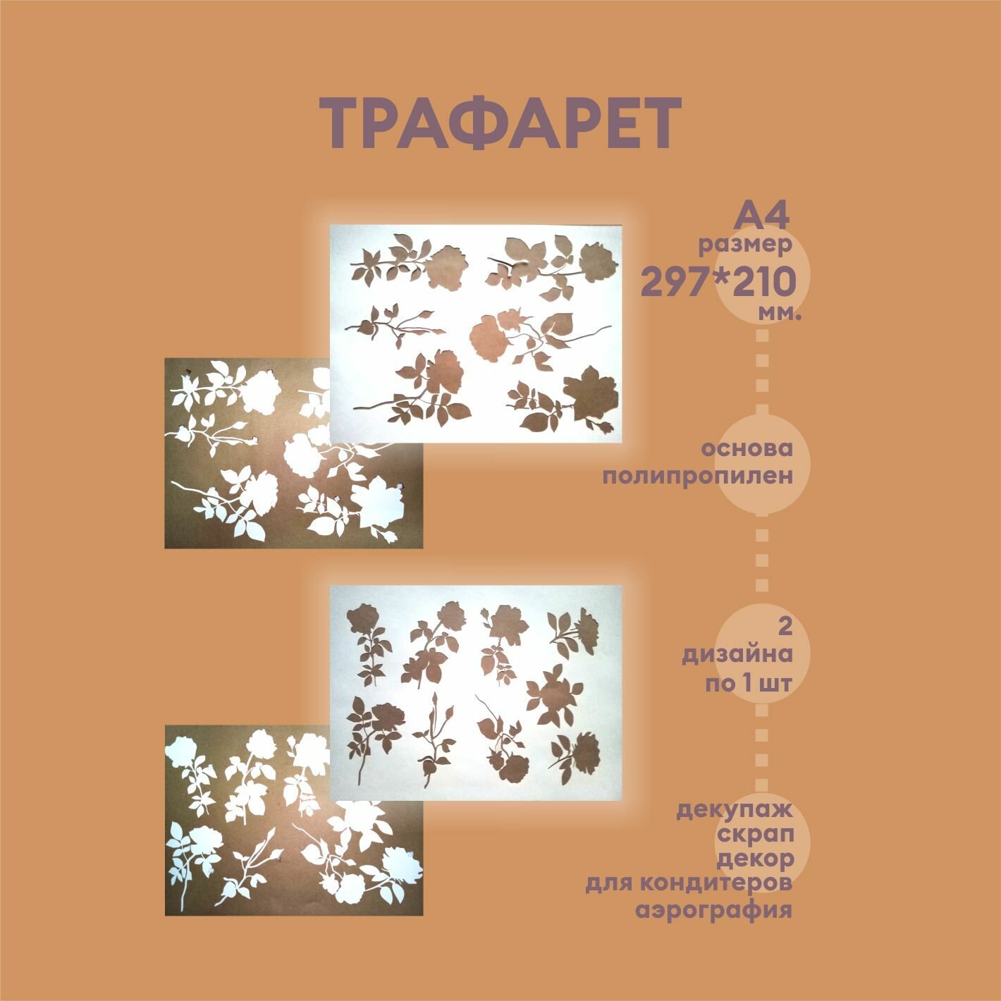 Трафарет пластиковый