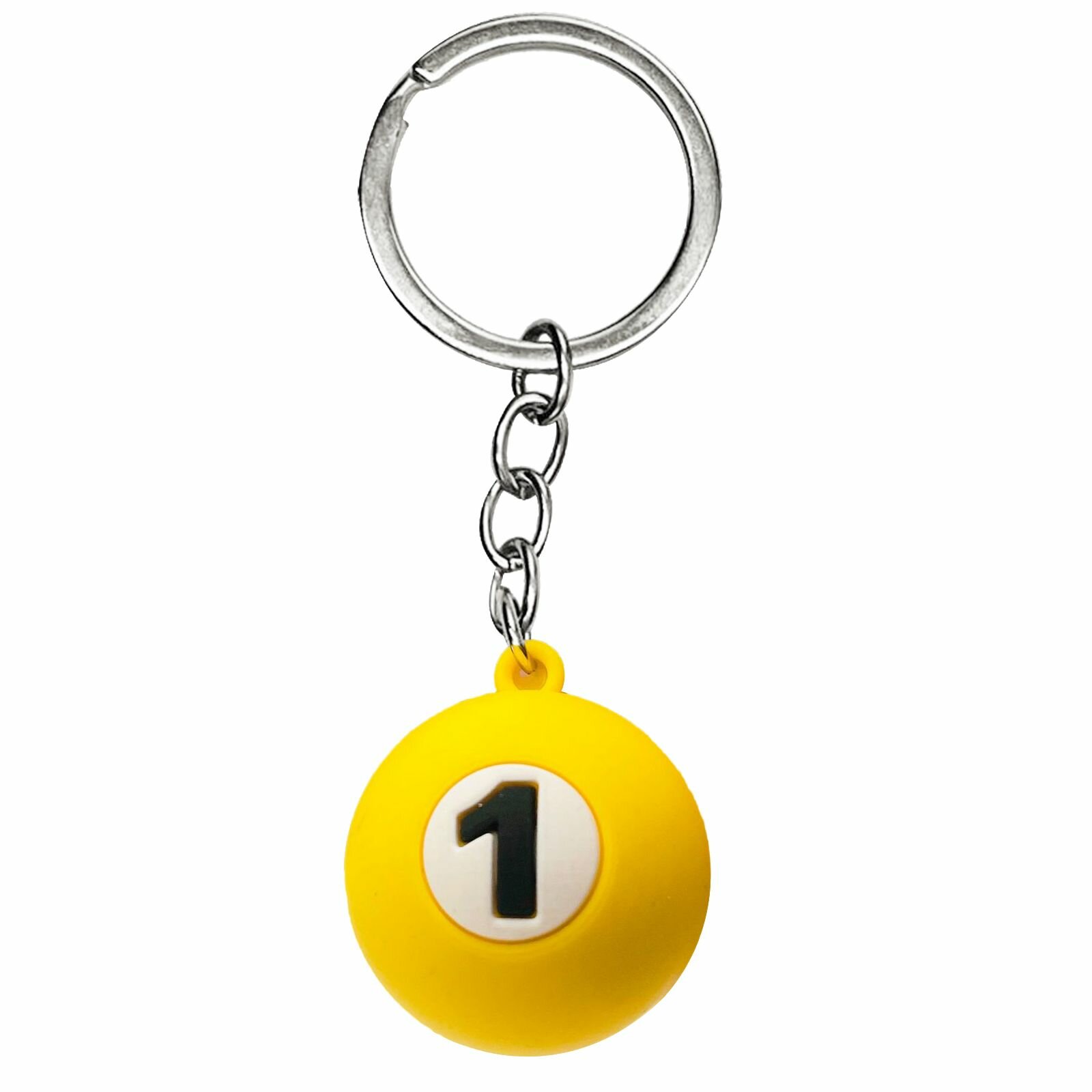 Креативный брелок для бильярда с номерами от 1 до 9 декор сумки