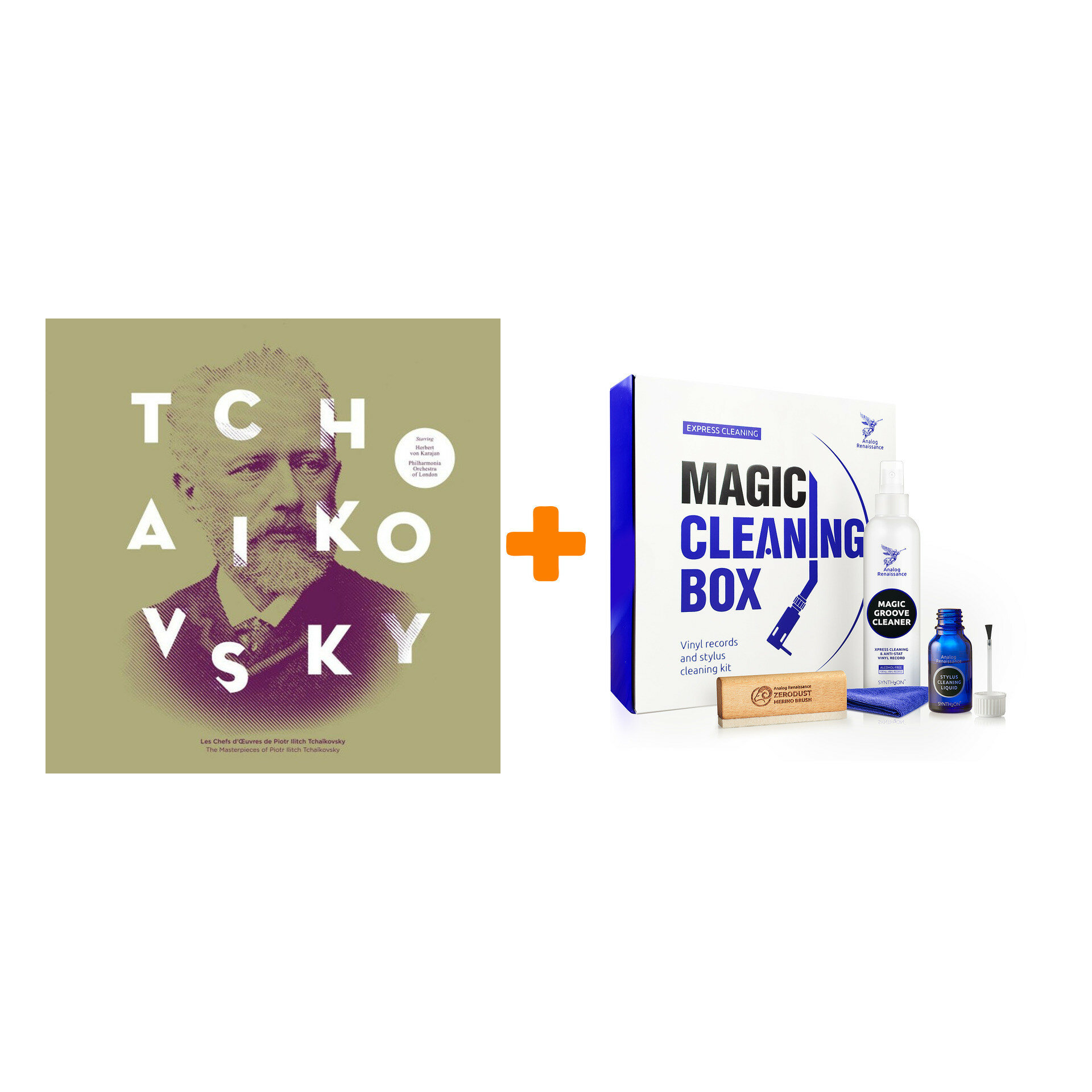 V/A Tschaikowsky Piotr Ilitch The Masterpieces LP + Набор по уходу за винилом Magic Cleaning Box