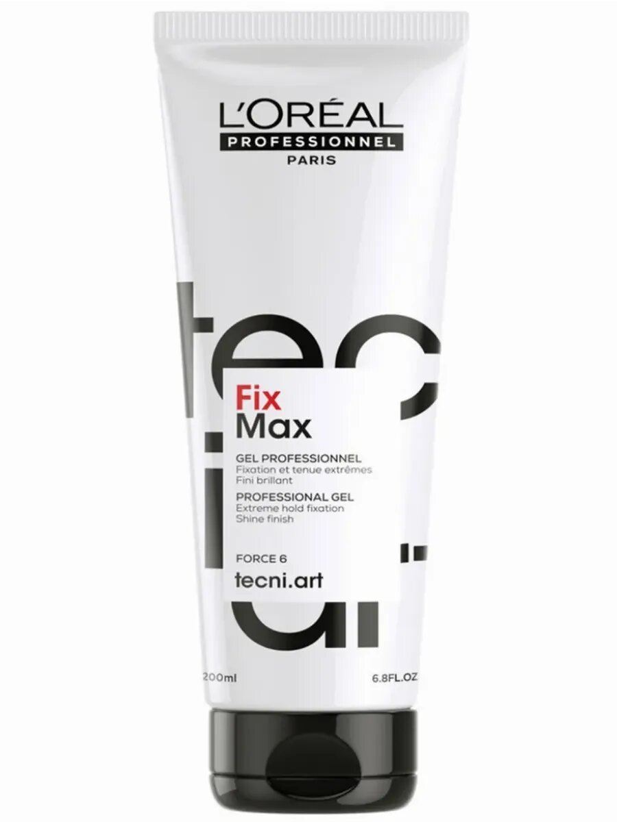 Гель L'Oréal Professionnel Techni.Art Fix Max структурирующий экстра-сильной фиксации для волос, 200 ml