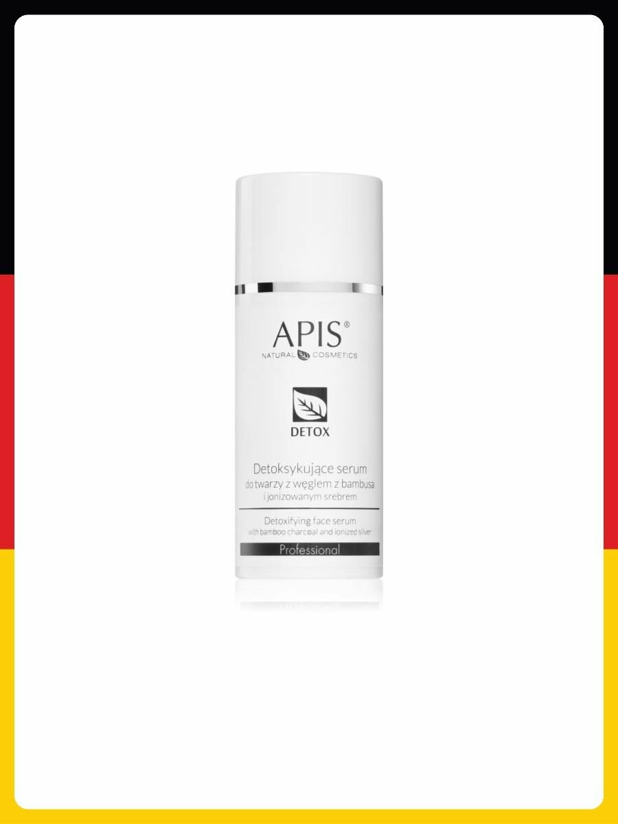 Сыворотка для ухода за кожей Apis Natural Cosmetics Detox Professional intensive hydrating serum for oily and problematic skin, 100 мл