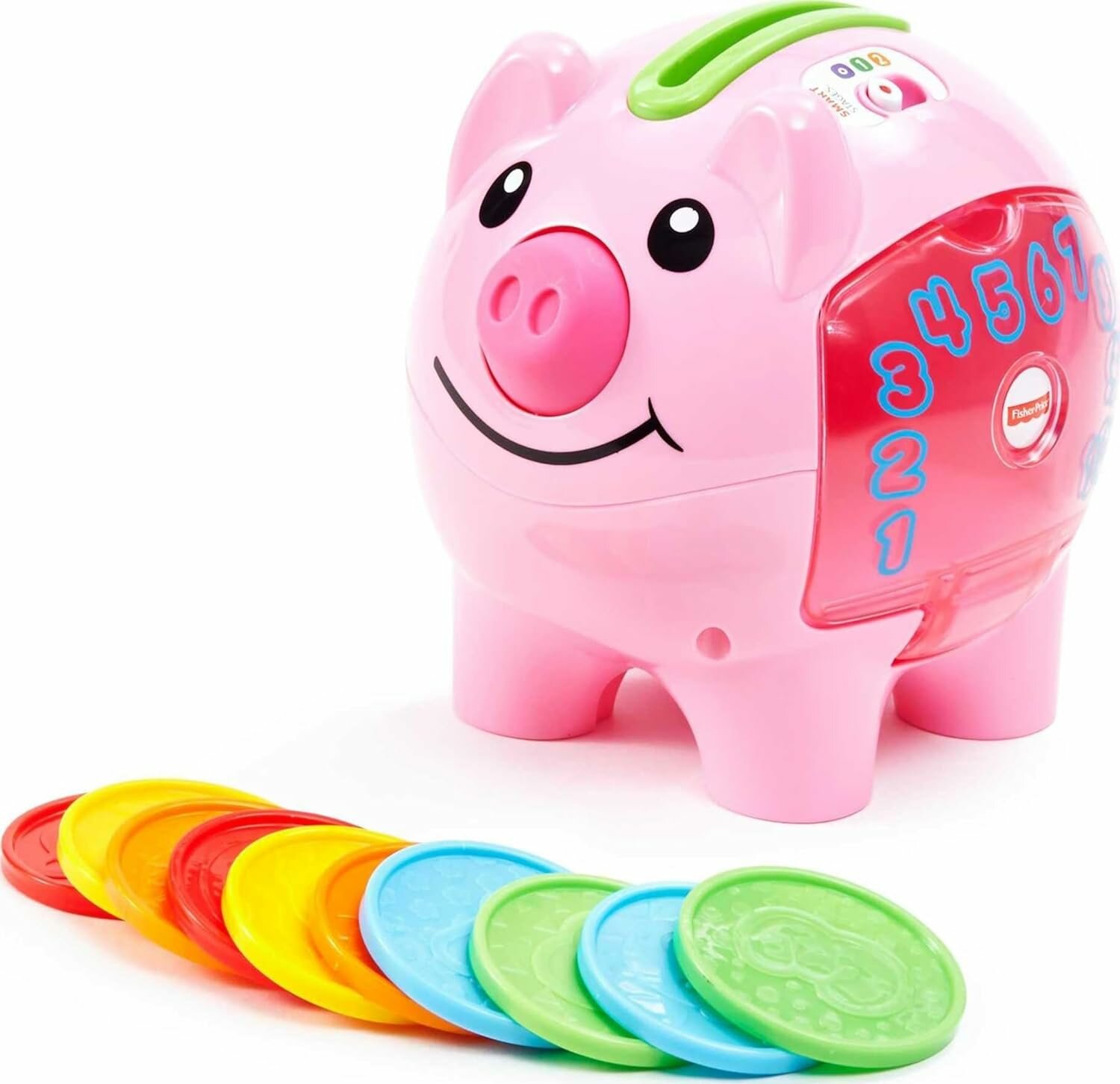 FurReal Интерактивная игрушка-копилка Fisher-Price Baby Toy Laugh & Learn Count & Rumble Piggy Bank