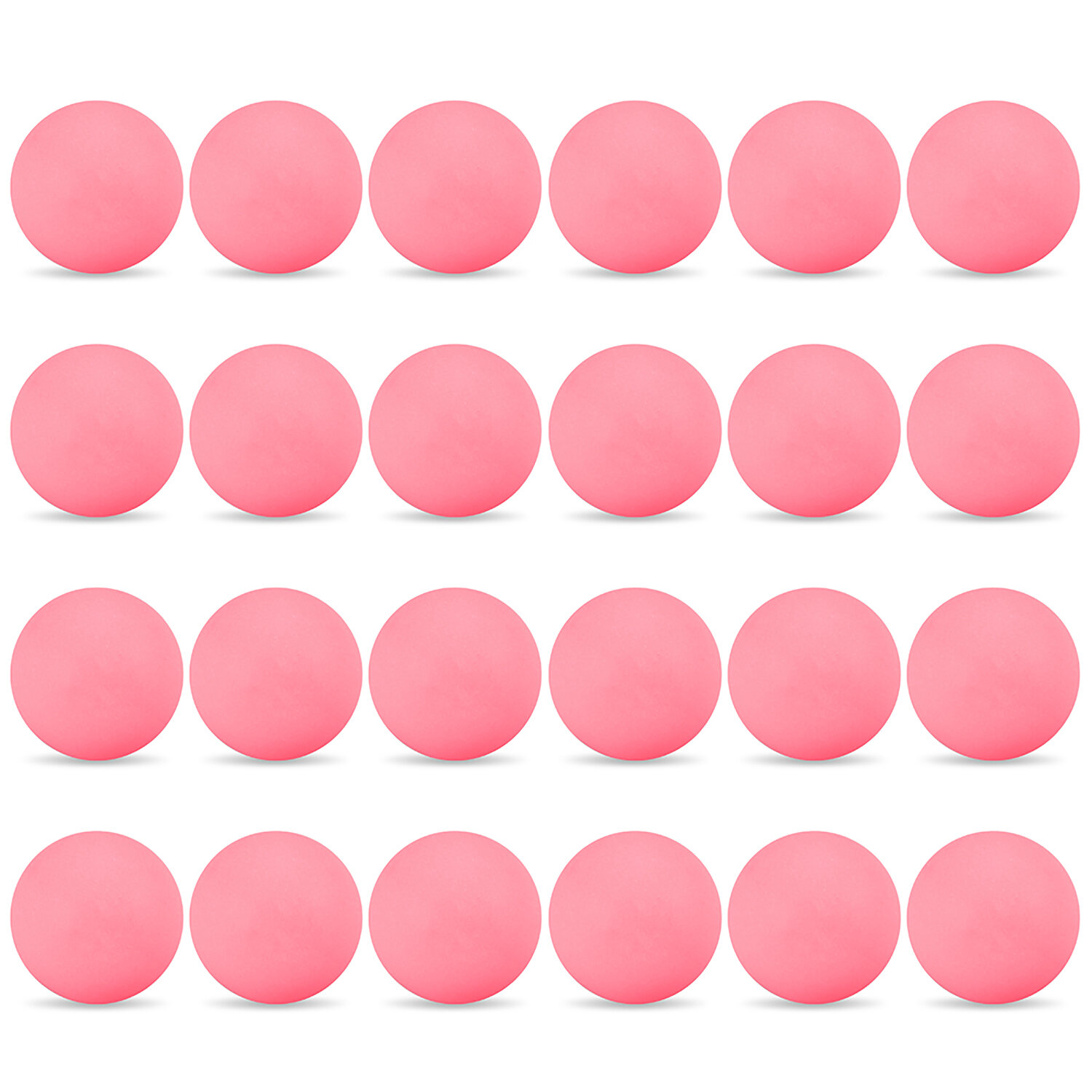 24шт мячи для настольного тенниса 40мм Ping Pong Balls для обучения и тренировки любителей и продвинутых игроков, белый оранжевый зеленый синий розовый цвет, пластик, 3 звезды