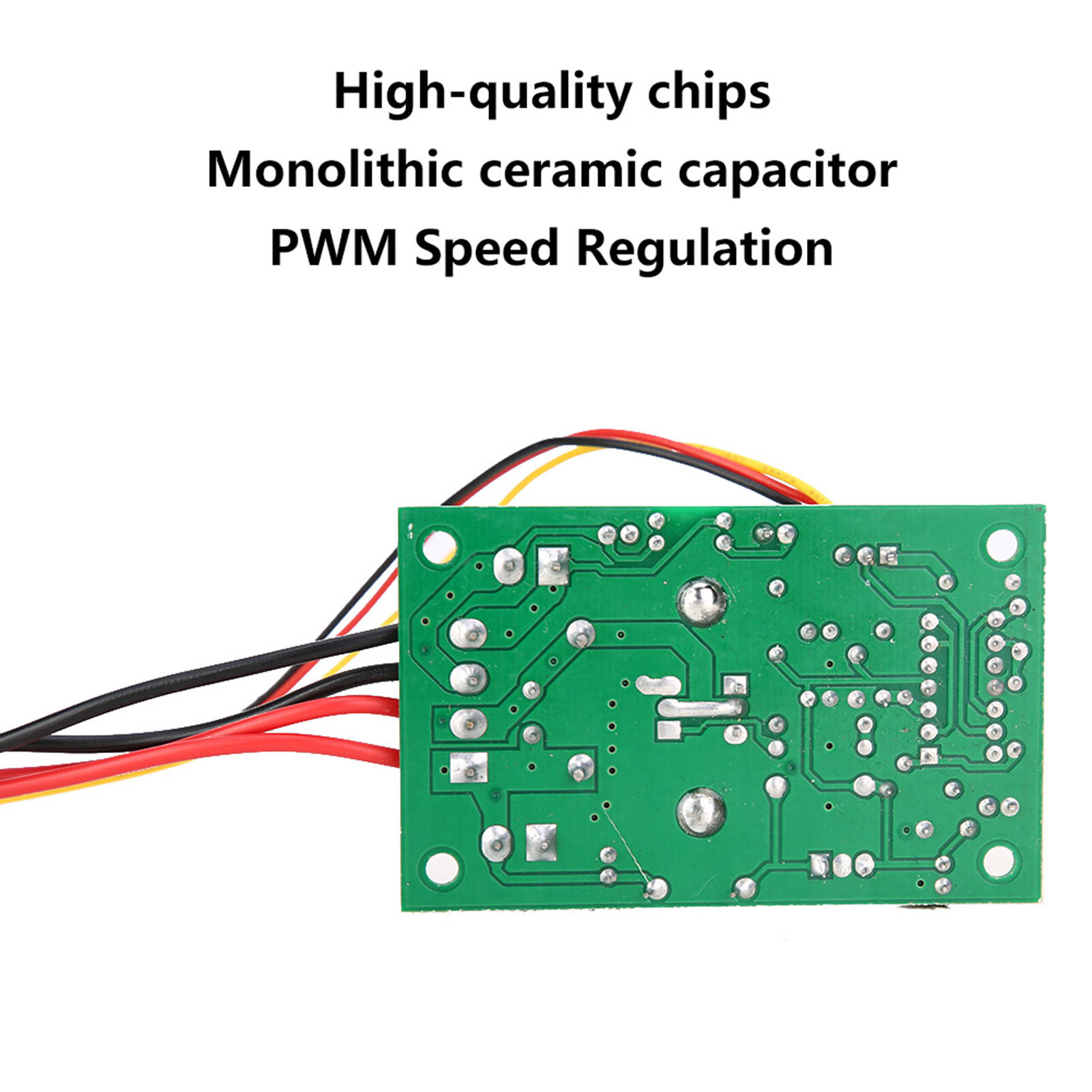 Sturdy DC Brush Motor Controller, High Conversion Efficiency Speed Controller Reversing Switch, Stable Performance for Motors Replacement Home control — фото 1