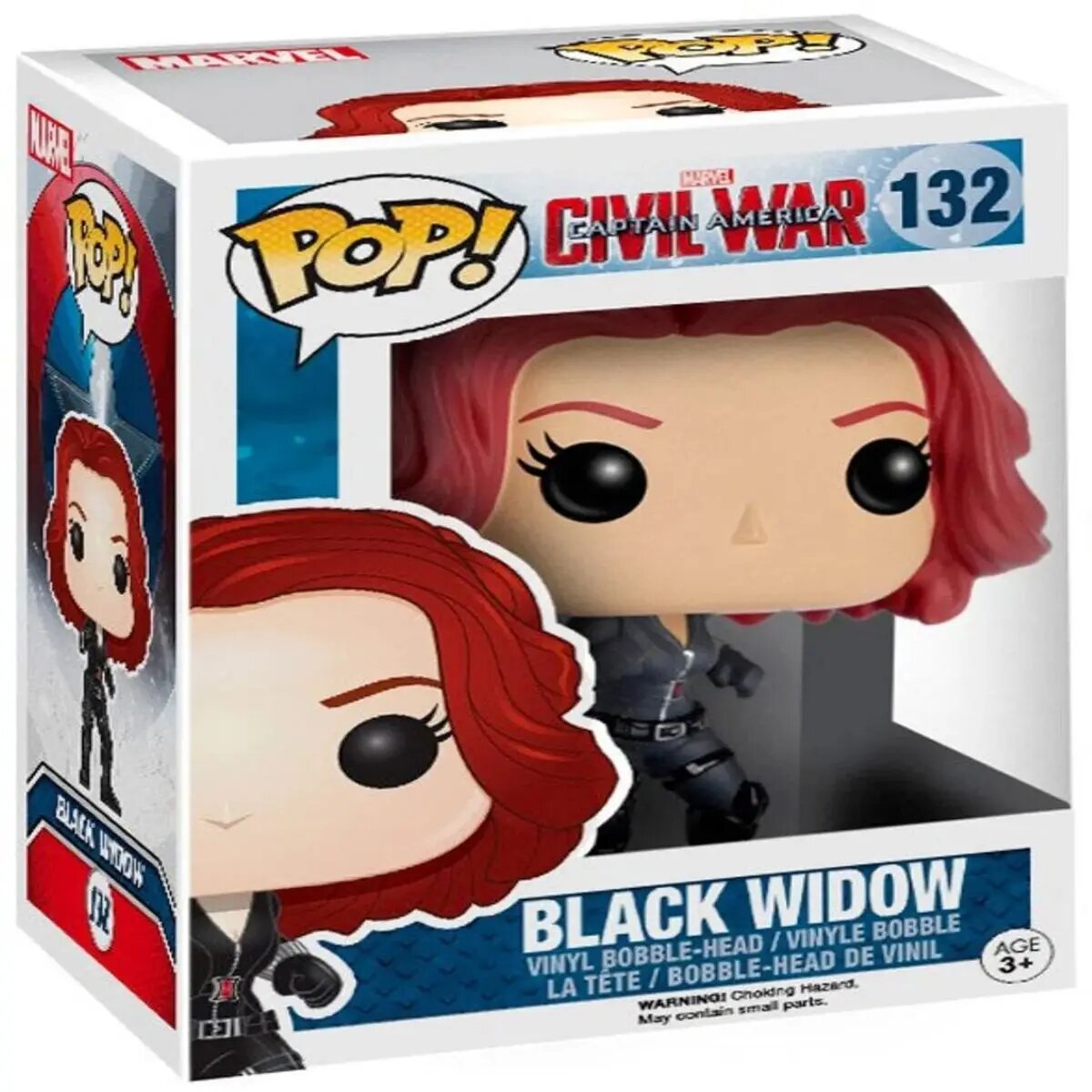 Funko POP Черная Вдова, Капитан Америка: Гражданская война, 132