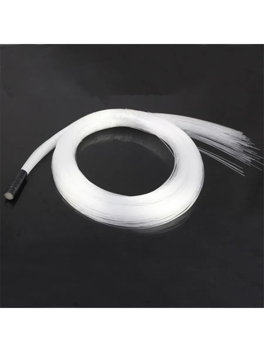 100 Шт 0.75mmx3M End Glow Пластиковый Волоконно-Оптический Кабель Auto Car Ceiling Star Light