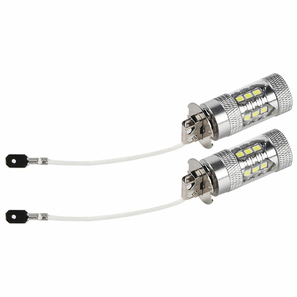 Светодиодные лампы H1/H3 10W, 12-24V, мощные, для противотуманных фар и дневных ходовых огней, 2 шт