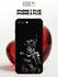 Черный матовый чехол на Apple iPhone 7 Plus/8 Plus / Айфон 7 Plus/8 Plus с принт...