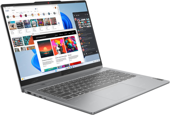 Lenovo IdeaPad 5 2-in-1 14IRH9 <83KX0041PS> i7 13620H/16/512SSD/WiFi/BT/noOS/14" — фото 1